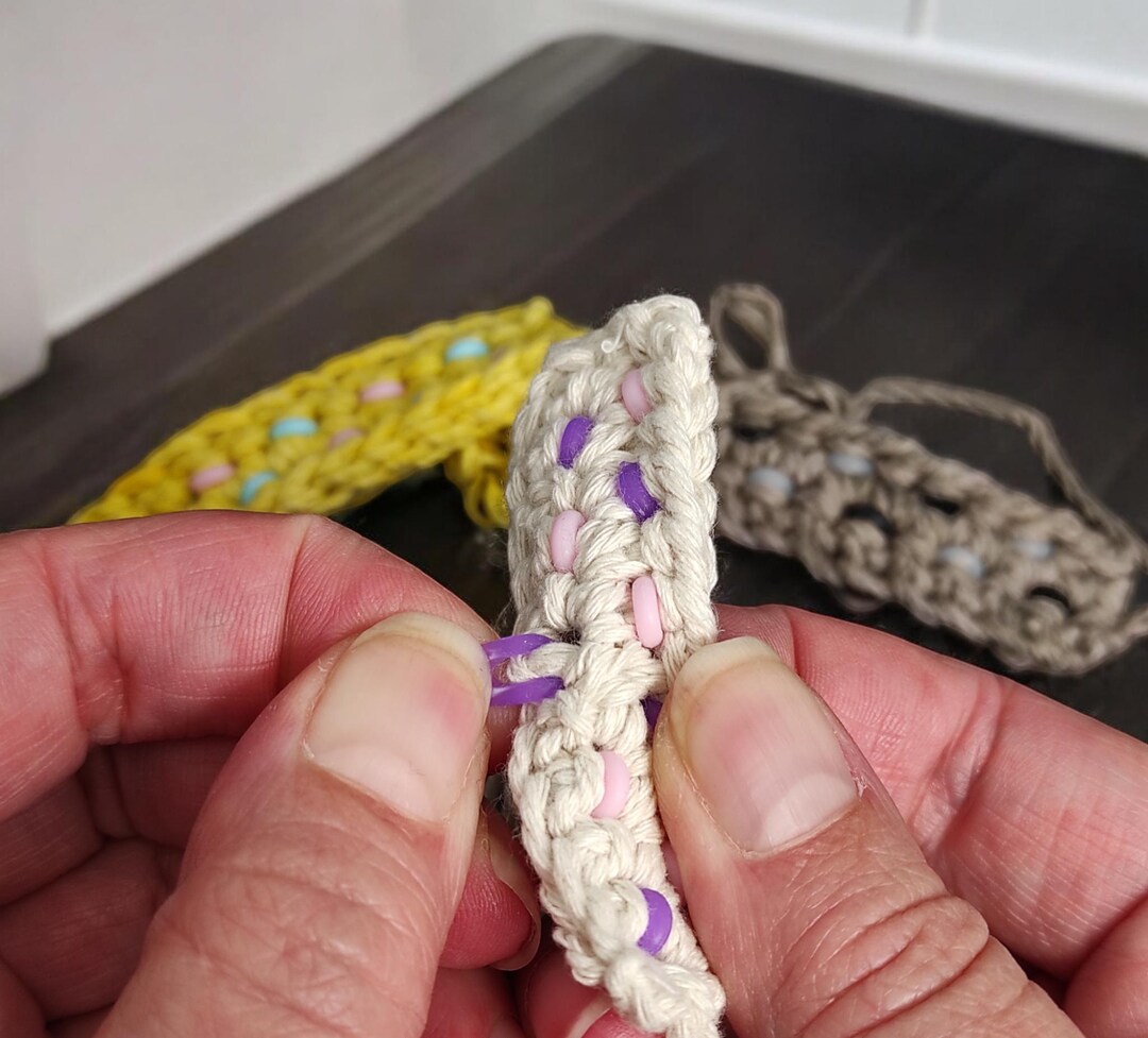 Skin Picking Bracelet Washable Adjustable Nail Biting Discreet Fidget ...