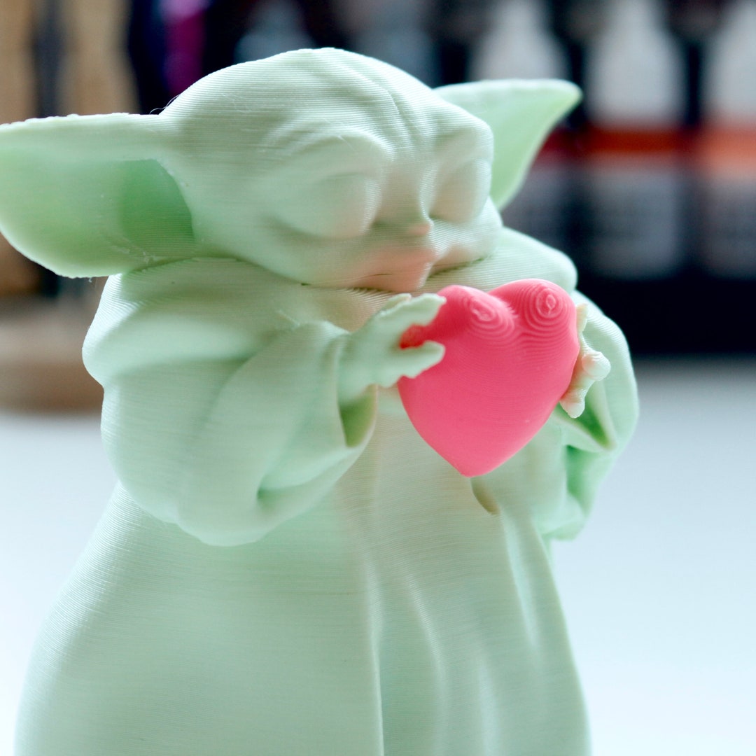 Baby Yoda Cute Desk Decor Grogu Collectible Yoda Gift for Her - Etsy