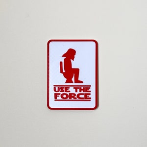 Star Wars Use the Force Bathroom Decor Darth Vader Home Decor Geeky ...