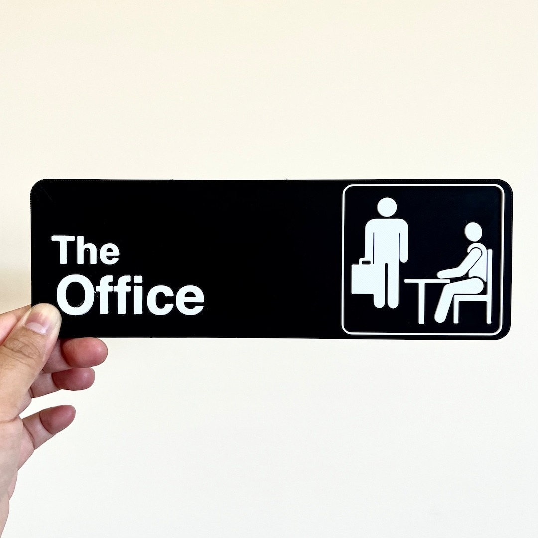 Customized the Office Style Door Sign • Customised Gift • Personalised ...