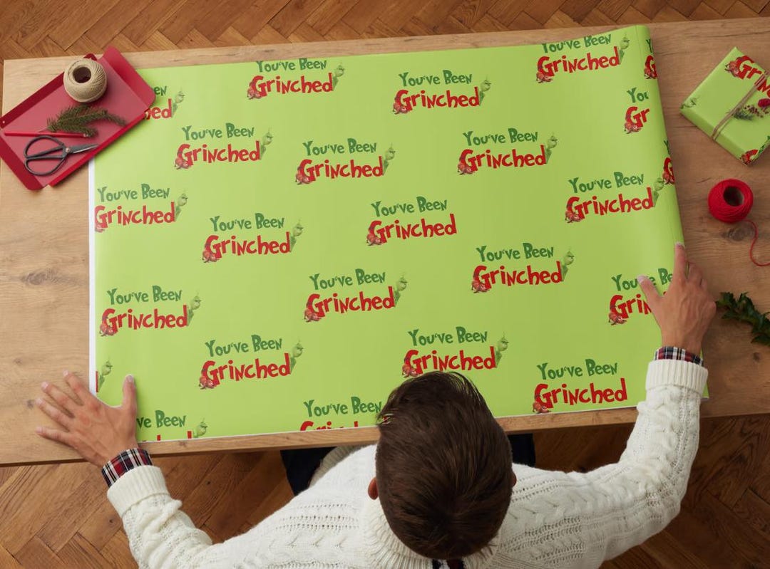 Grinch Wrapping Paper, Wrapping Paper,grinch - Etsy