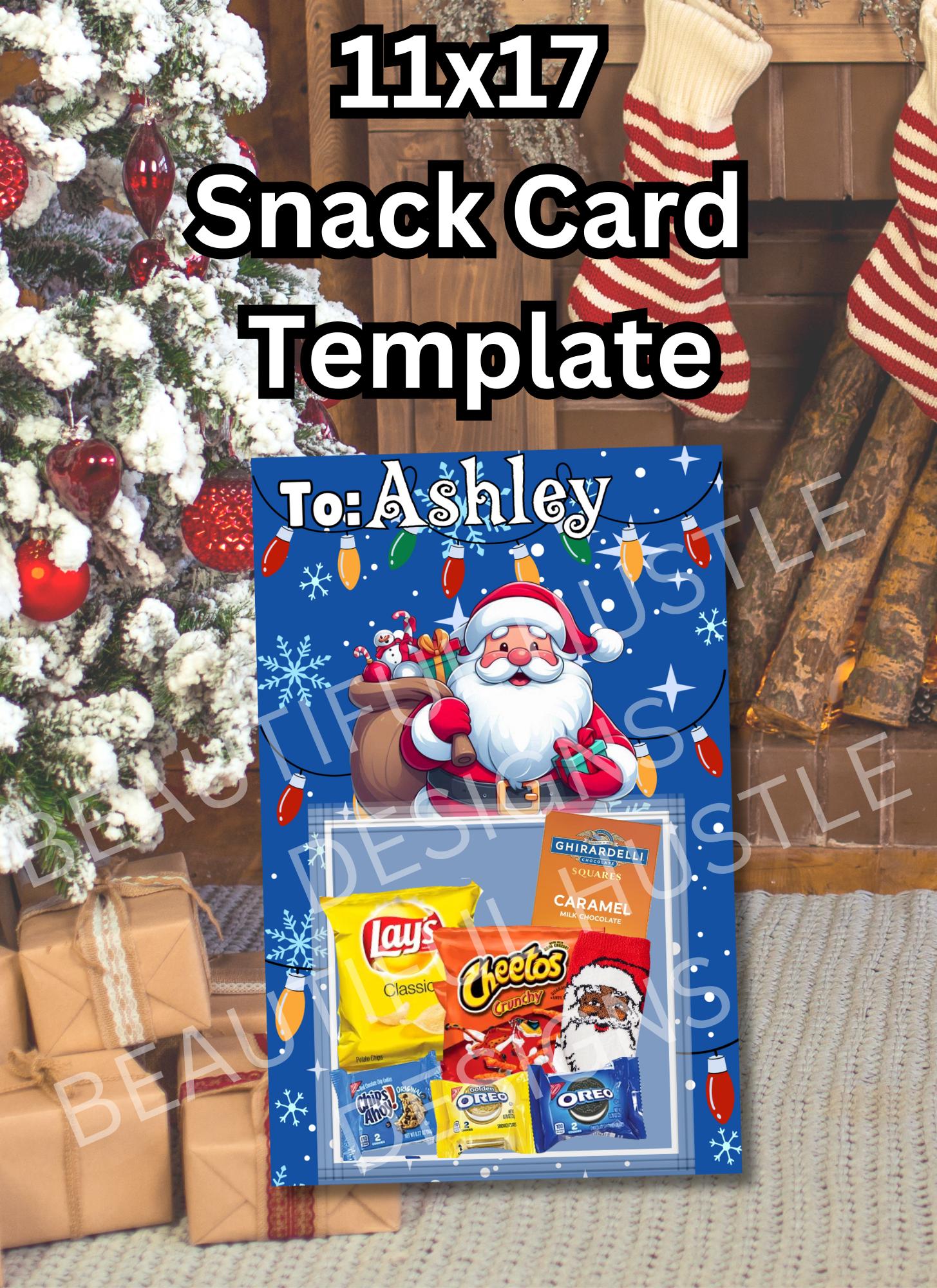 Jumbo Christmas Card Template, DIY, Canva - Etsy