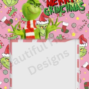 Jumbo Grinch Card, Printable,diy, Christmas - Etsy