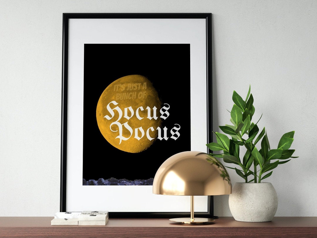 Hocus Pocus Themed Printable Halloween Wall Art Fall Decor Sanderson ...