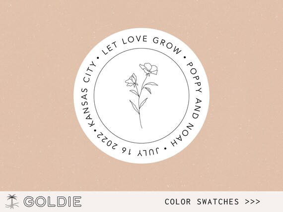 Let Love Grow Stickers Seed Packet Favor Stickers Seed - Etsy