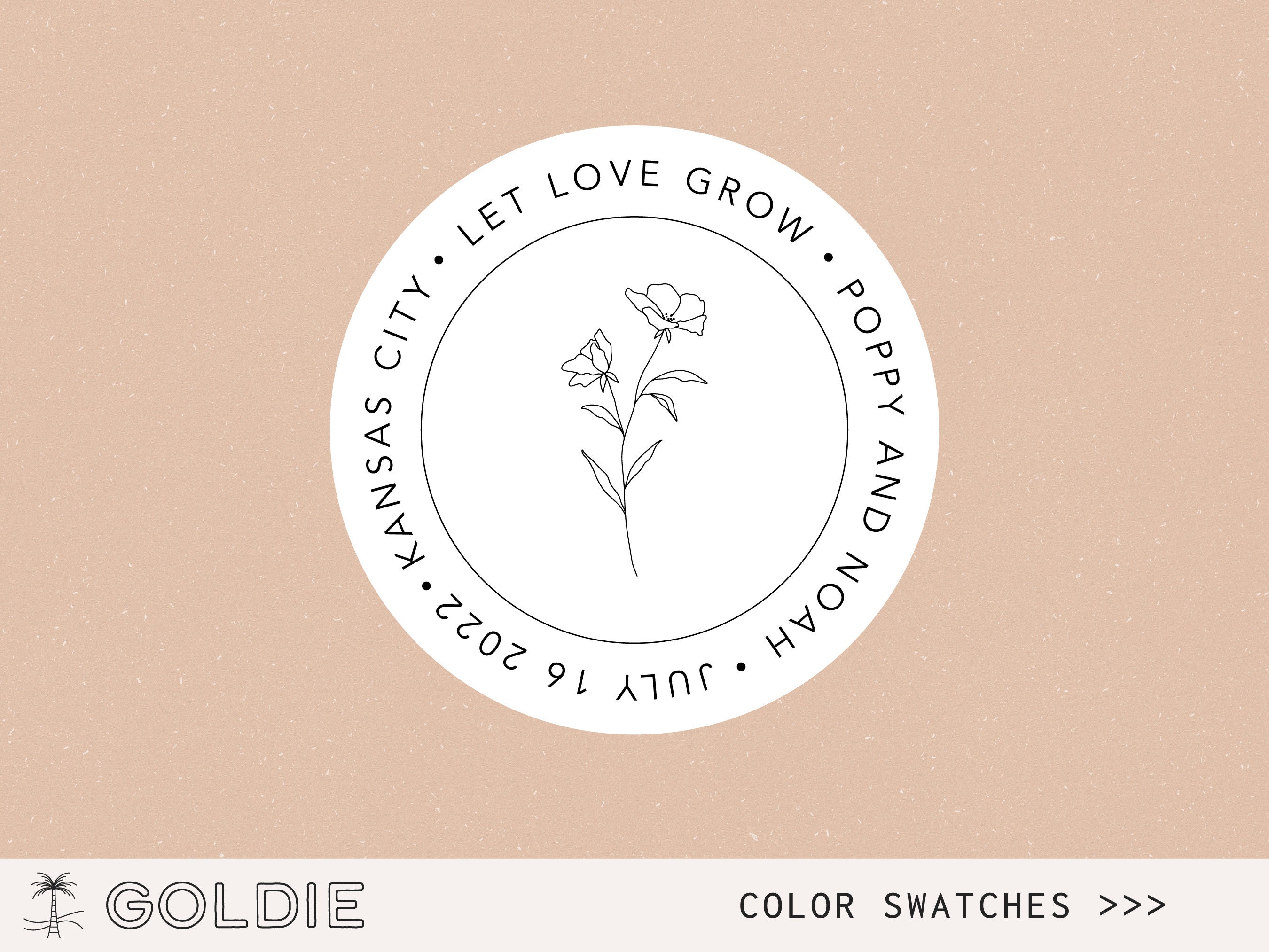 Let Love Grow Stickers, Seed Packet Favor Stickers, Seed Packet Labels ...