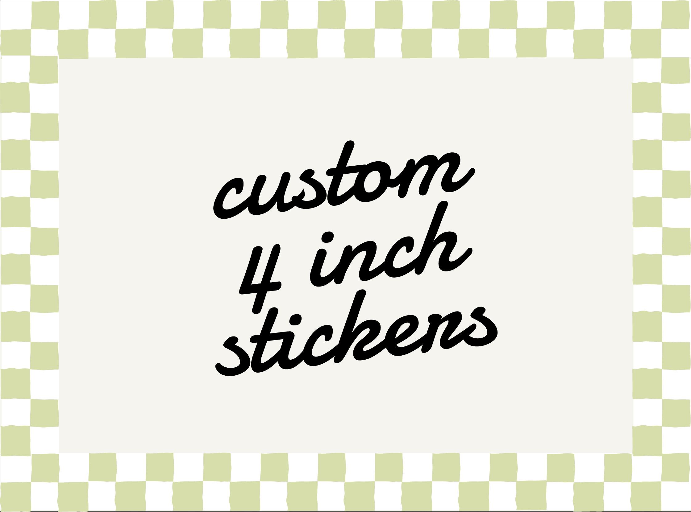 Custom 4 Inch Circle Labels Custom Stickers Bulk Custom Stickers ...