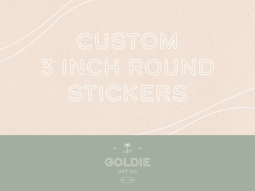 Custom 3 Inch Circle Labels, Custom Stickers, Bulk Custom Stickers ...