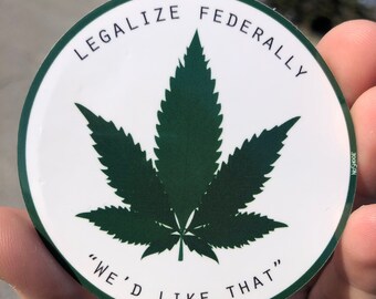 Legalize Sticker - Etsy