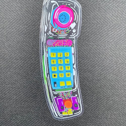 NEW AND IMPROVED 80/90s See Through Phone Sticker - Etsy