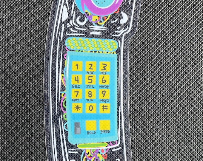 NEW AND IMPROVED 80/90s See Through Phone Sticker - Etsy