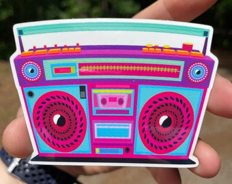 NEW and IMPROVED Life Size 80s Phone Sticker - Etsy