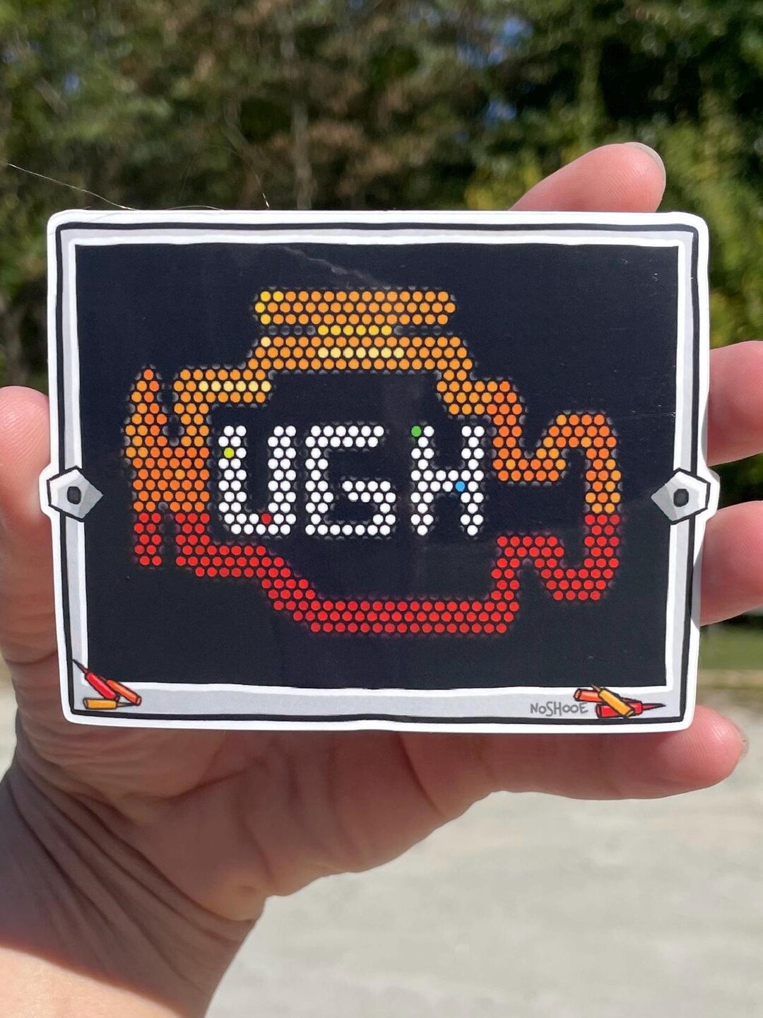 Light Fright Sticker - Etsy