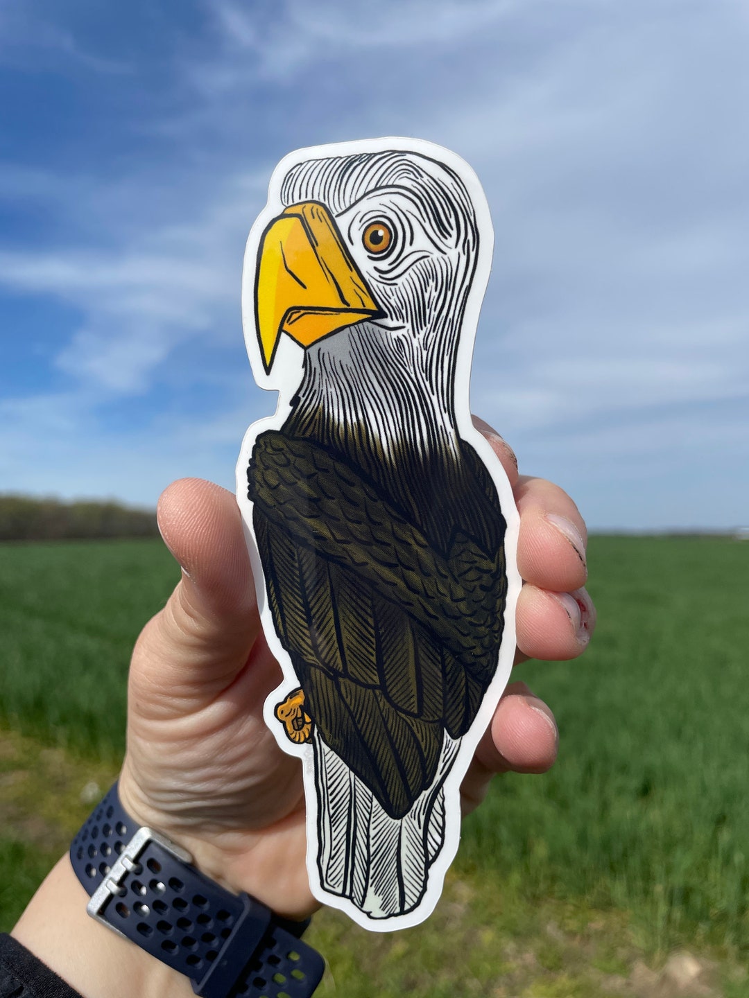 Totem Eagle Sticker - Etsy