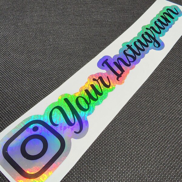 Ig Username Decals - Etsy