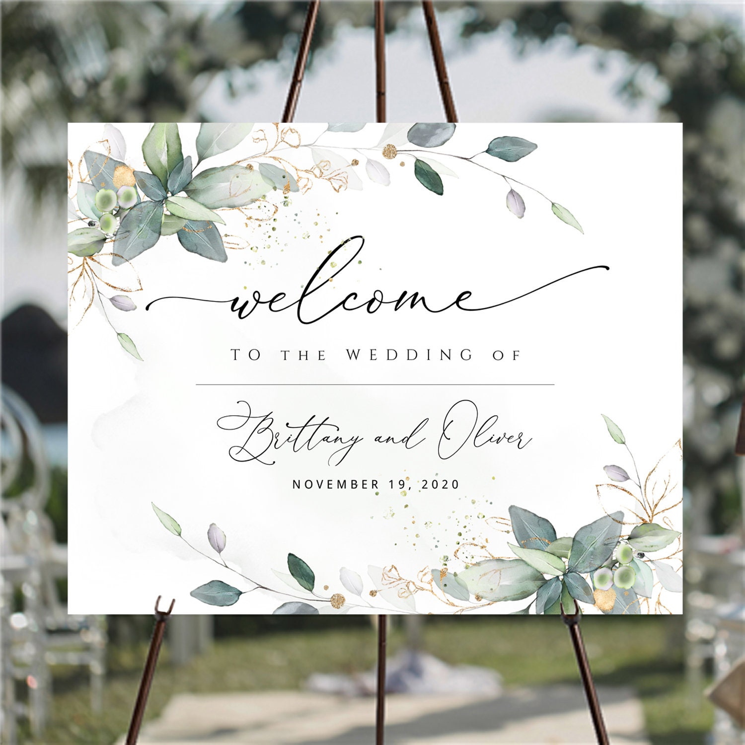 Boho Welcome Wedding Sign Instant Download Landscape Welcome - Etsy UK