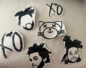 THREE! XO Decal, Weeknd Decal, Xo Car Decal - Etsy