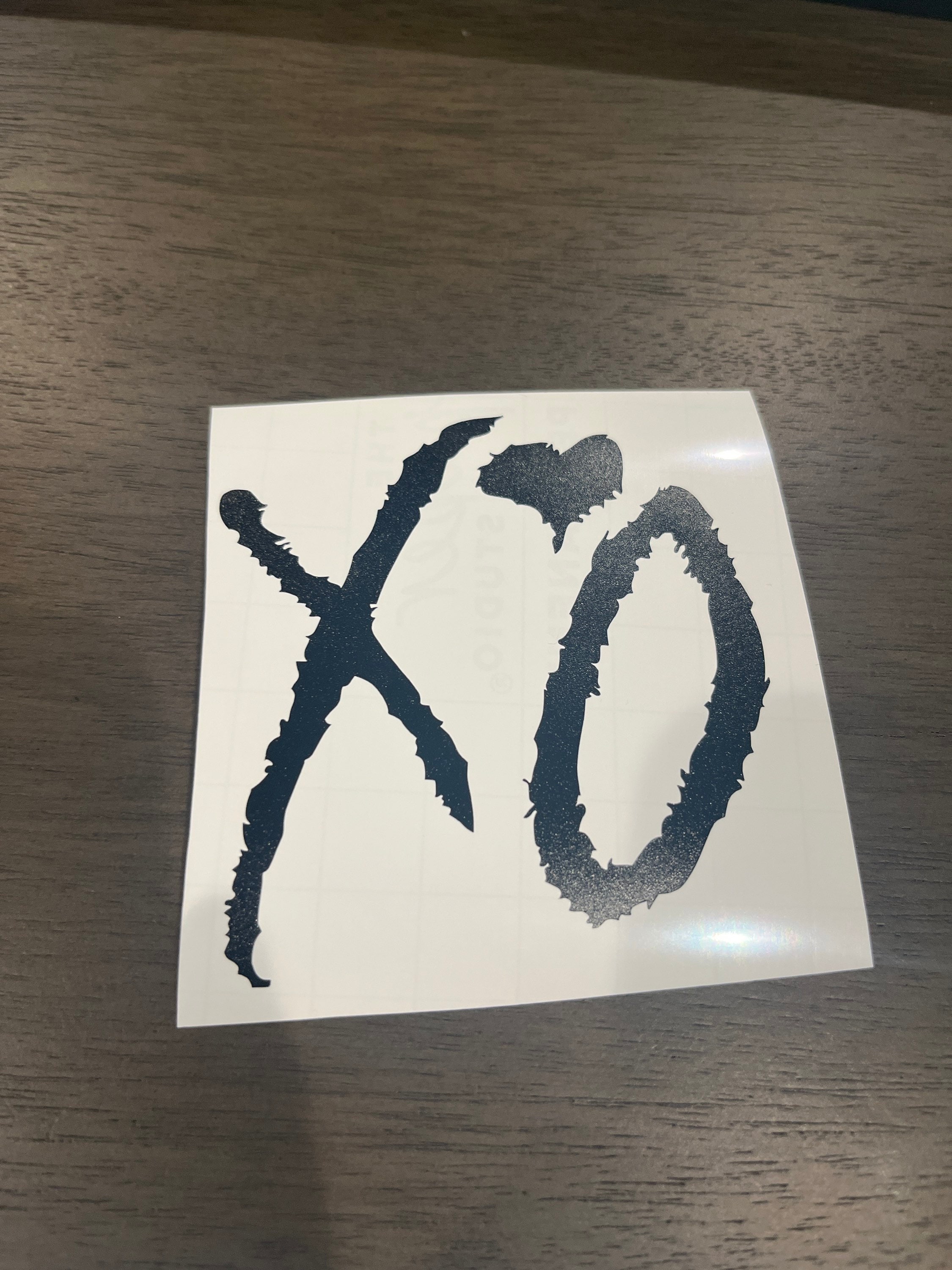 THREE! XO Decal, Weeknd Decal, Xo Car Decal - Etsy
