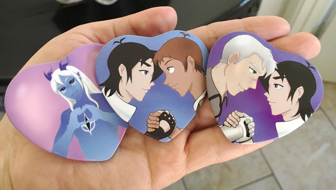 Anime Heart Buttons - Voltron and the Dragon Prince - Etsy