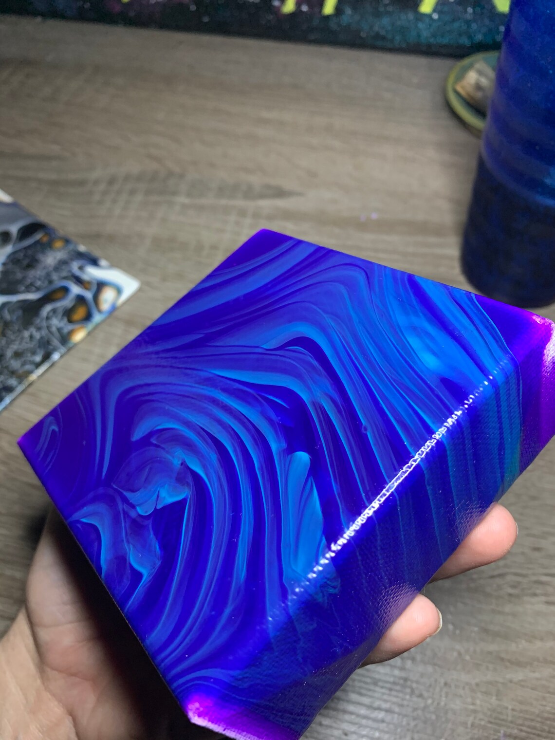 Purple Waves - Etsy