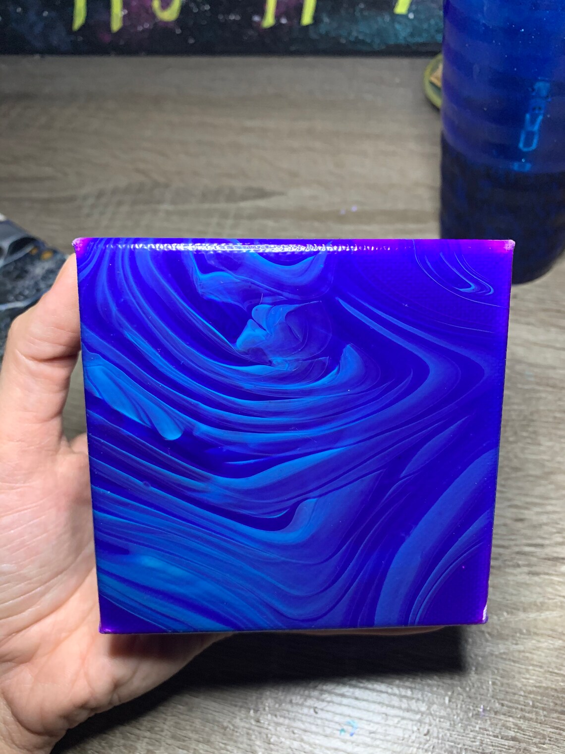 Purple Waves - Etsy