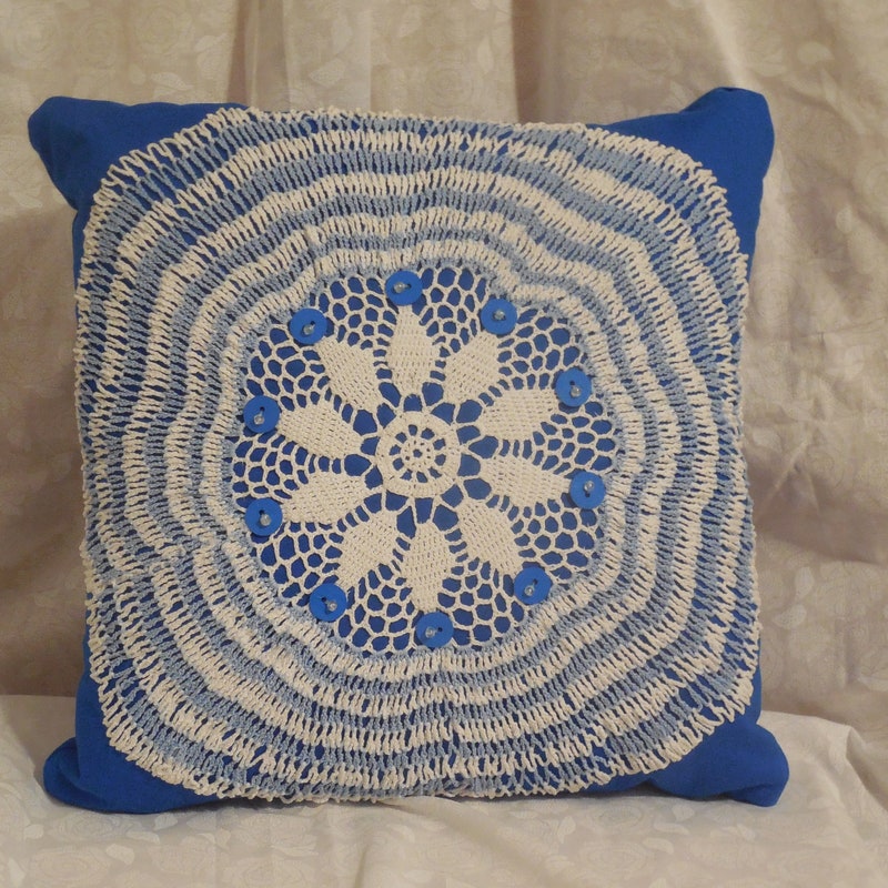 Doily Pillow - Etsy