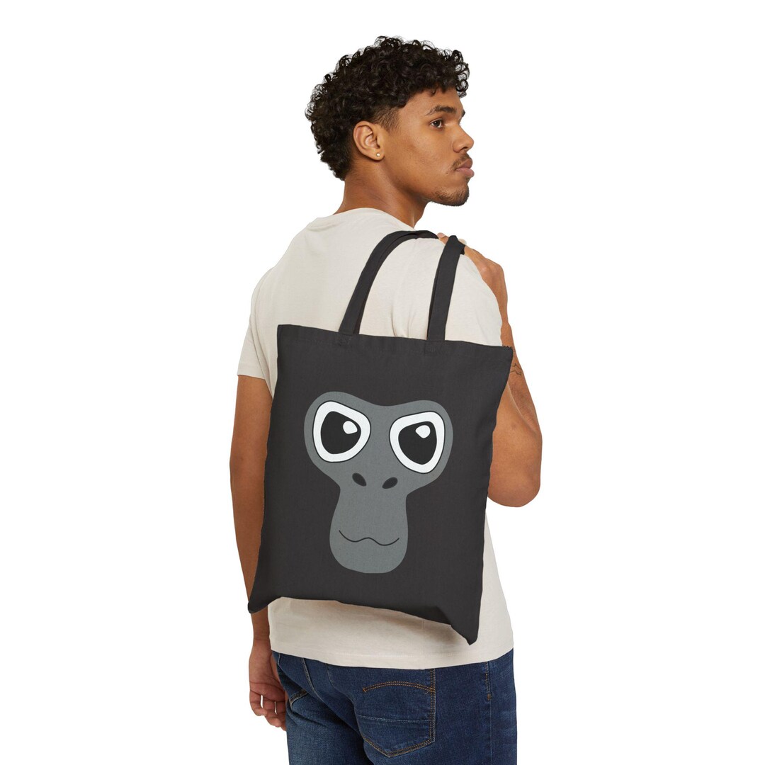 TOTE BAG Gorilla Tag Cotton Canvas Tote Bag - Etsy