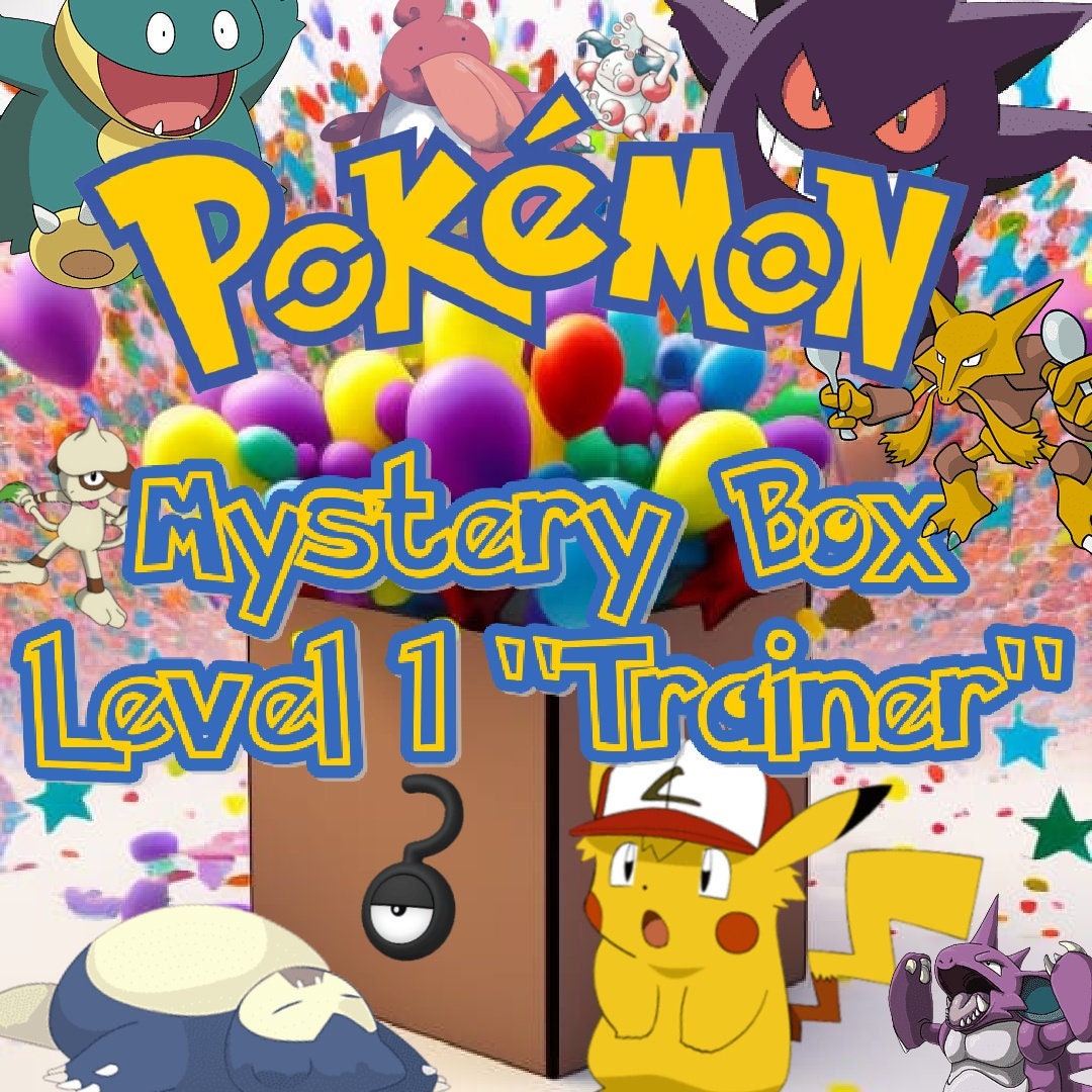 Pokémon Value Mystery Box Level 1 Trainer New Listing June 2023 Etsy
