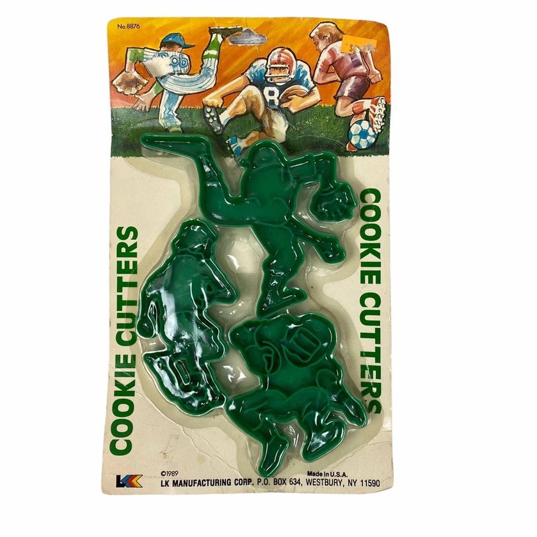 Vintage Football Players Cookie Cutters. NIB. - Etsy