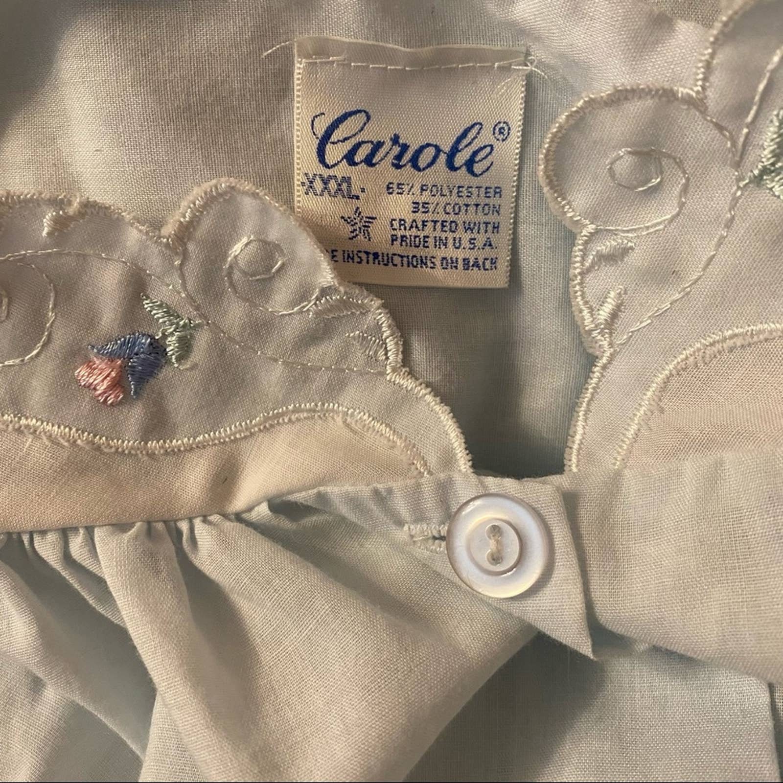 Vintage Carole Button up Nightgown. Powder Blue - Etsy