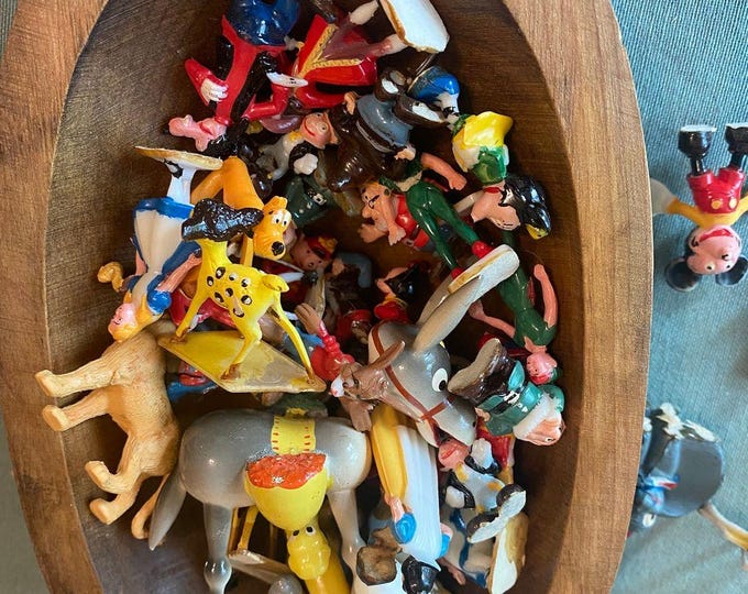 Disneykins Were Miniature, Hand-painted Plastic Figures Produced by the ...