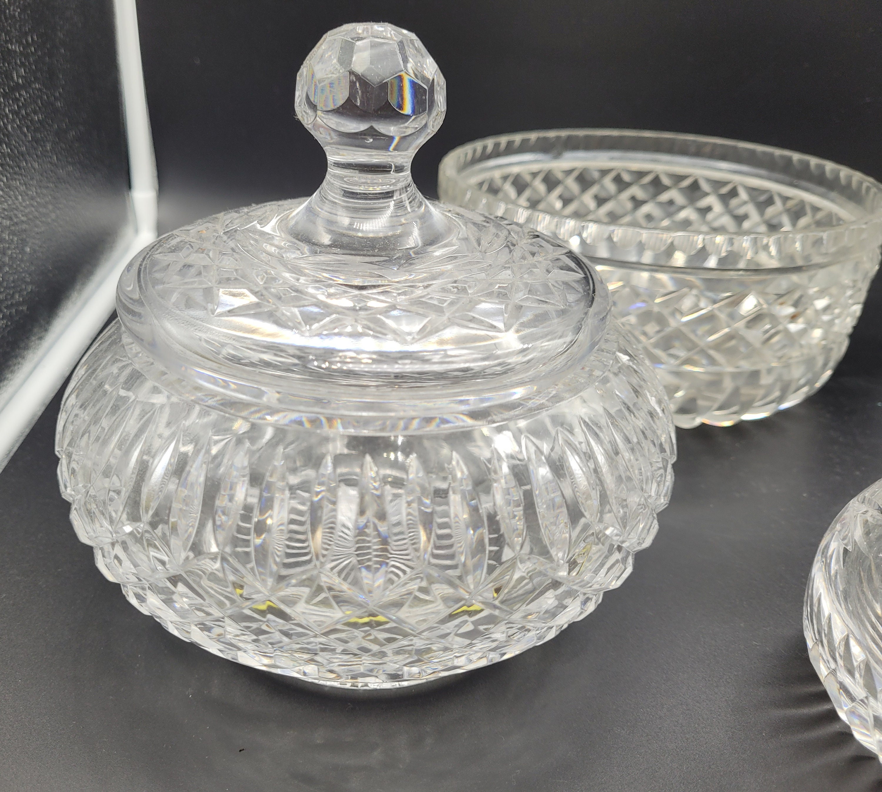 Antique Irish Cut Crystal Collection 5 Peices One Waterford - Etsy