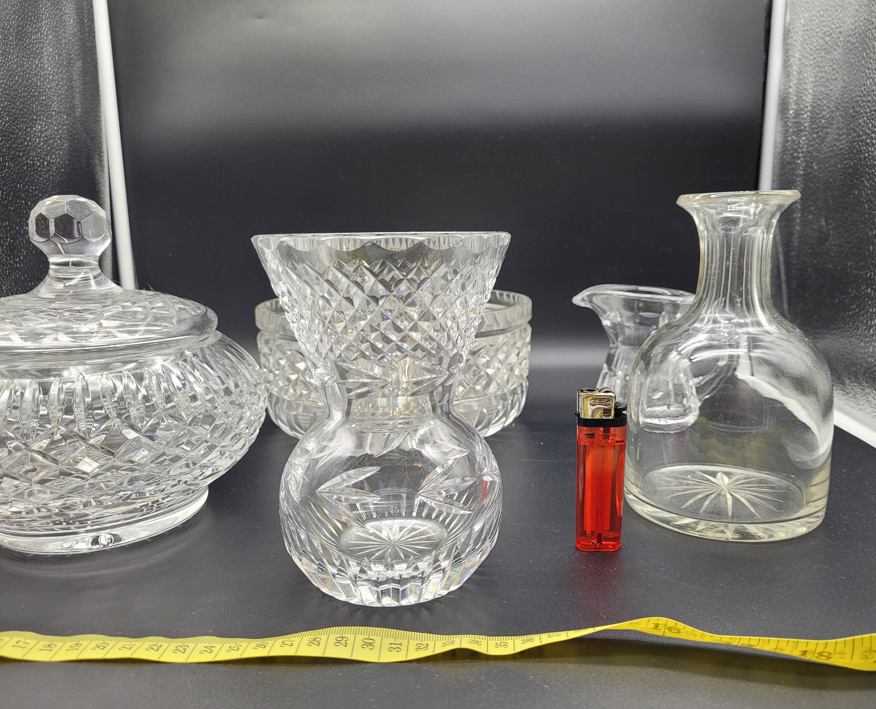 Antique Irish Cut Crystal Collection 5 Peices One Waterford - Etsy
