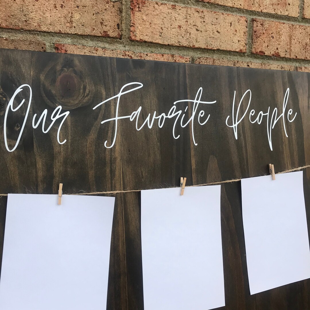 Our Favorite People Vinyl Decal - Etsy