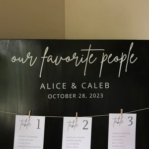 Custom Our Favorite People Vinyl Decal - Etsy