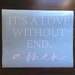 It's A Love Without End Amen Vinyl Decal - Etsy