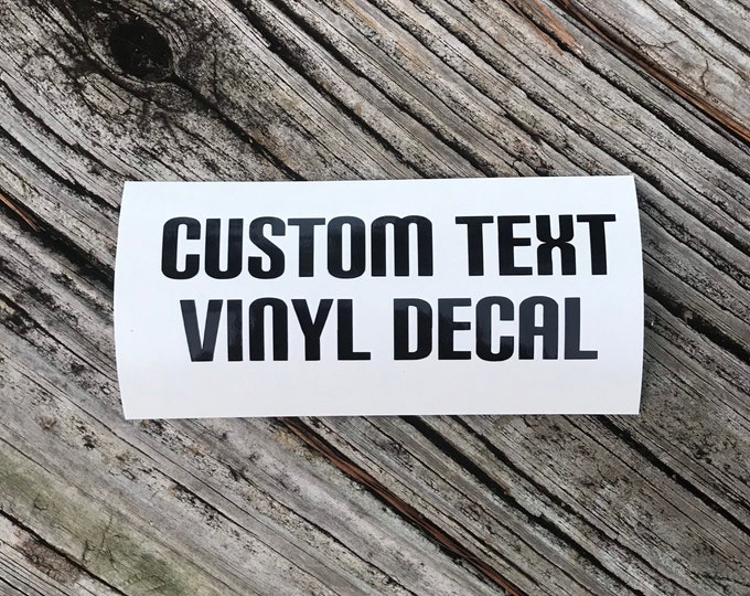 Personalized Name Decal Any Word Decal Glitter Font Decals Customized ...