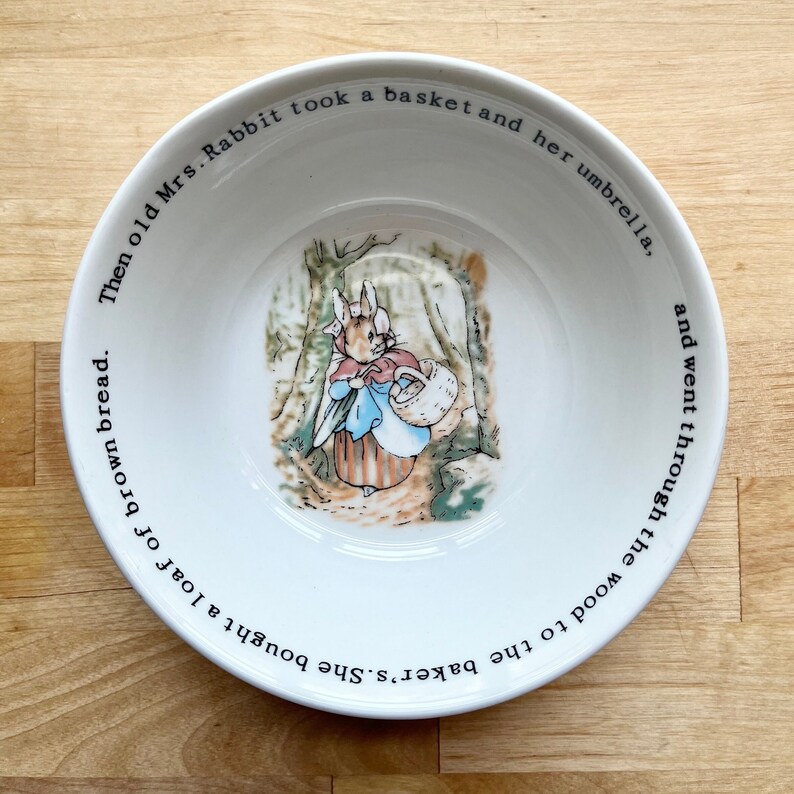 Wedgwood Peter Rabbit Bowl 1990s 1991 Beatrix Potter Bowl - Etsy