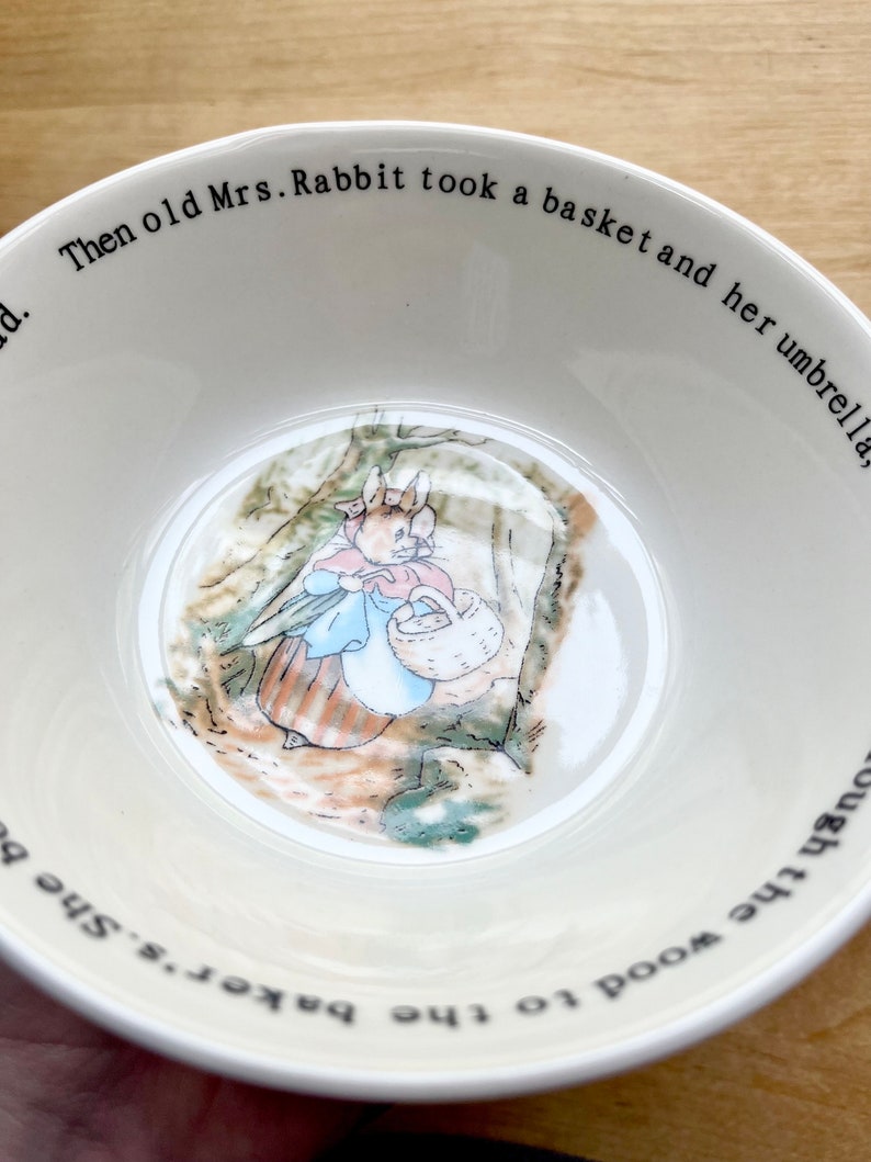 Wedgwood Peter Rabbit Bowl 1990s 1991 Beatrix Potter Bowl - Etsy