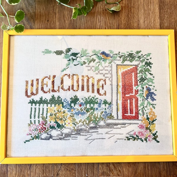 Welcome Cross Stitch Pattern - Etsy