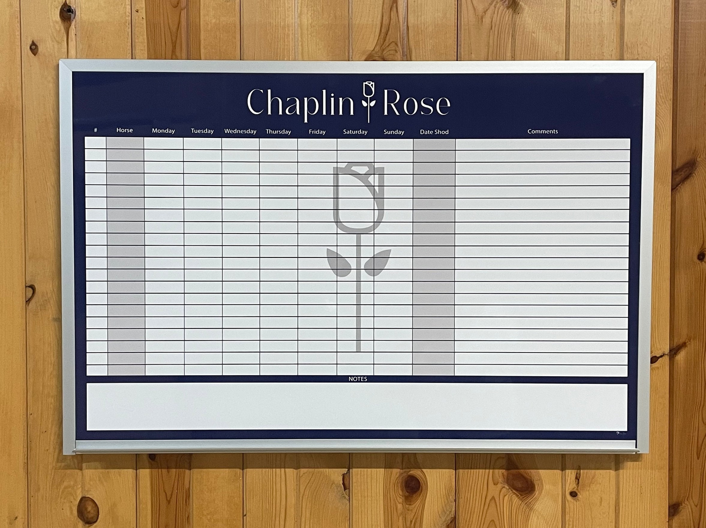 Non-magnetic Custom Printed Dry Erase Boards for Equestrians - Feed ...