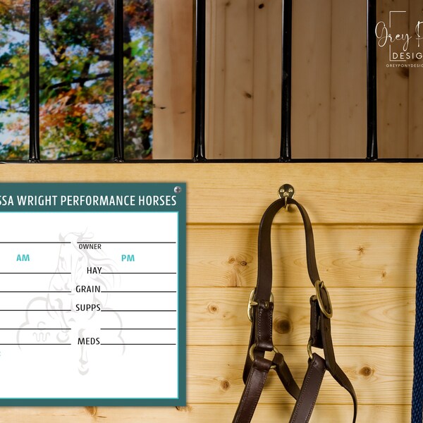 Horse Stall Signs - Etsy