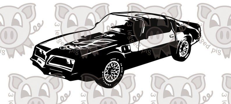 1977 Pontiac Firebird Trans Am SVG Cut File DIY T-shirt - Etsy