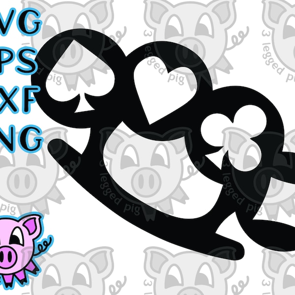 Brass Knuckle Dxf - Etsy Australia