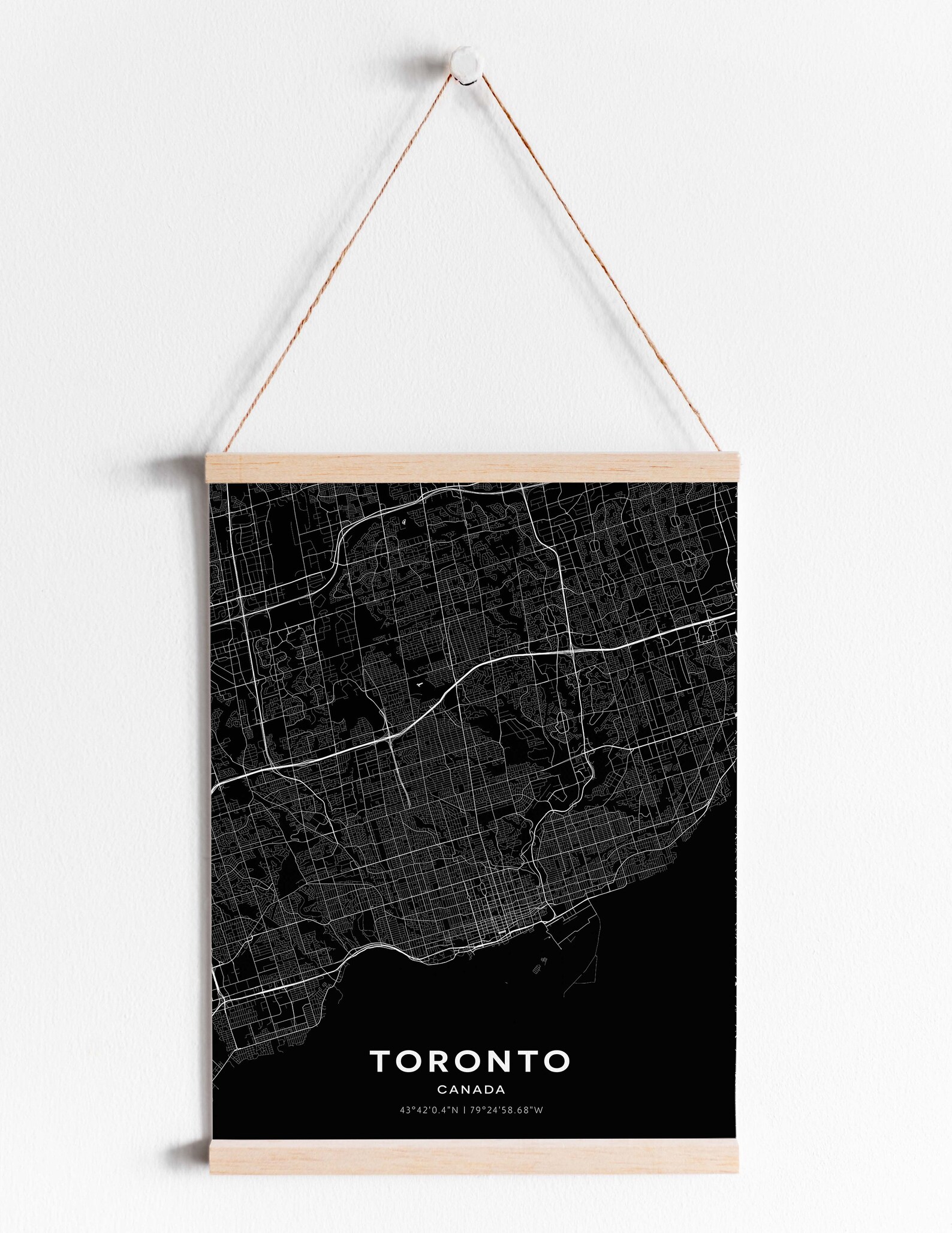 Toronto City Map Art: Personalized Map Print (digital Download) - Etsy