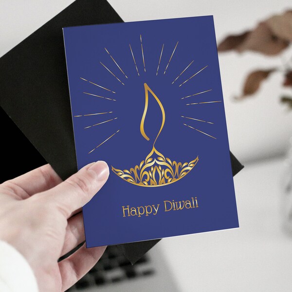 Diwali Card - Etsy