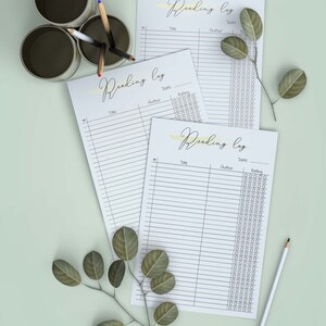 Reading Log Printable Tracker A4, A5 & Letter PDF Digital Download - Etsy