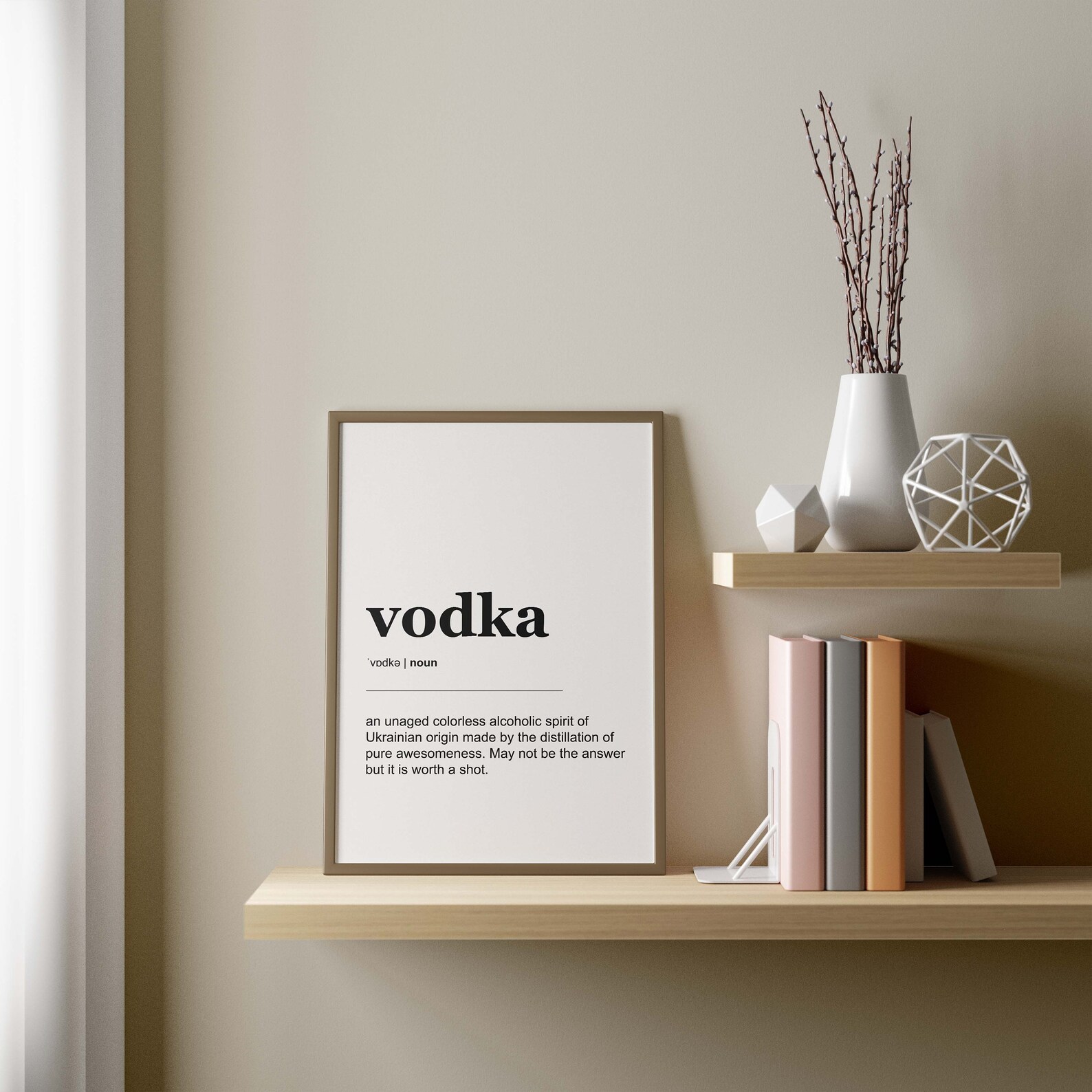 Vodka Definition Poster Printable Dictionary Print Funny - Etsy