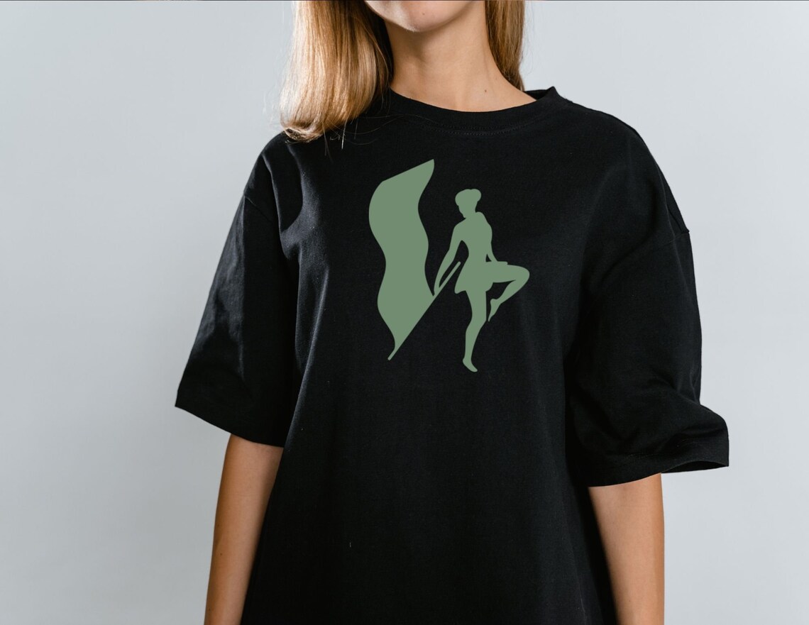 Color Guard Svg Color Guard Flag Band Split Monogram Color - Etsy