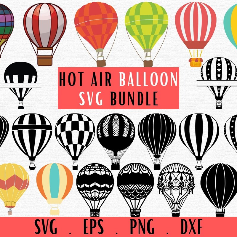 Balloons Svg - Etsy